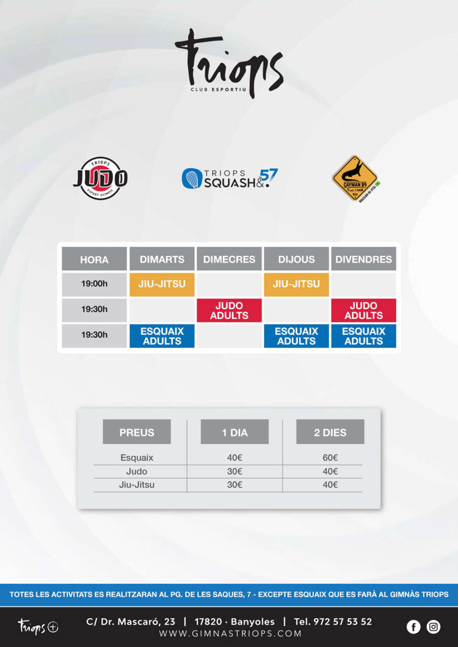 Adults – Gimnàs Triops Banyoles