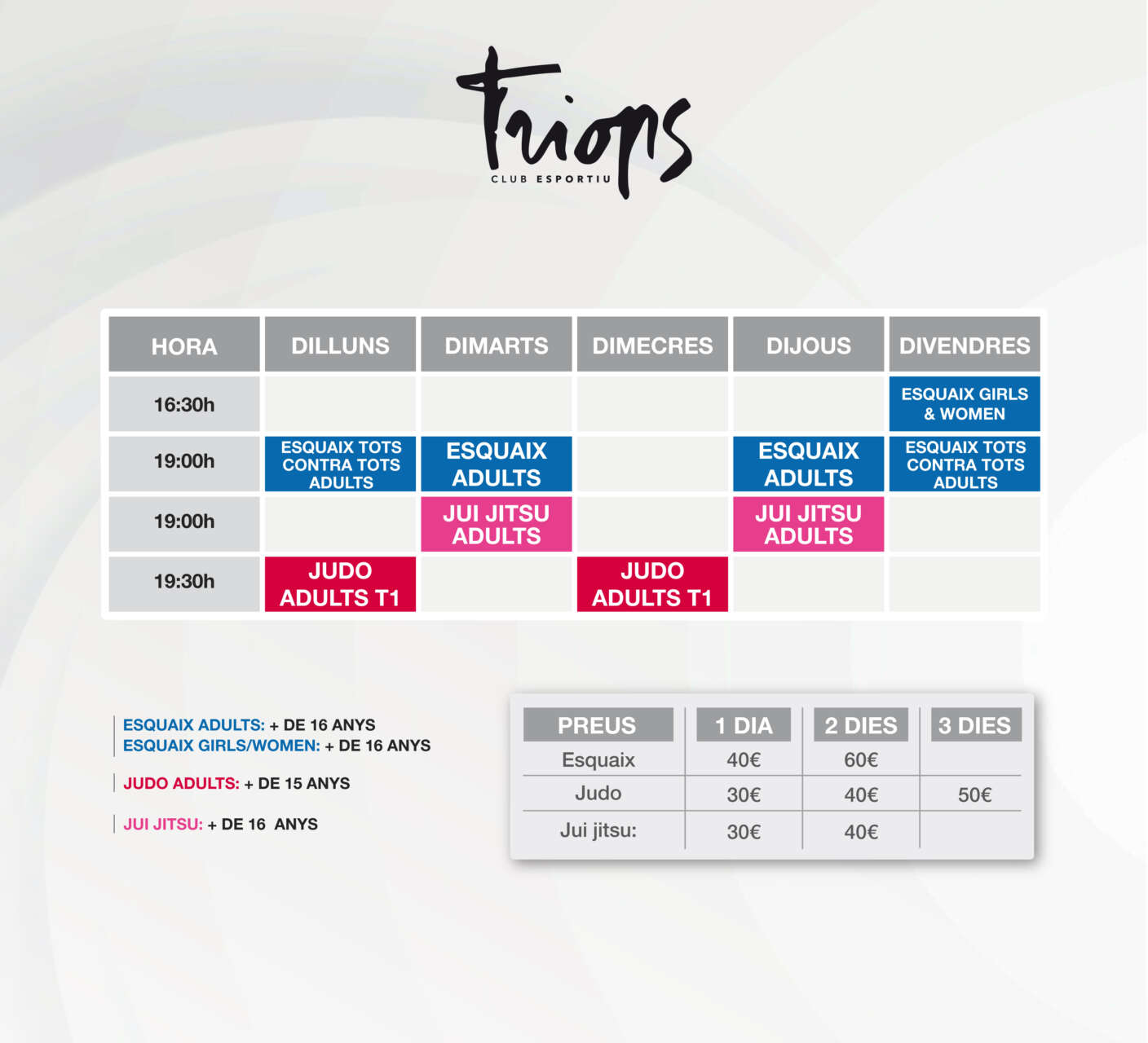 Adults – Gimnàs Triops Banyoles